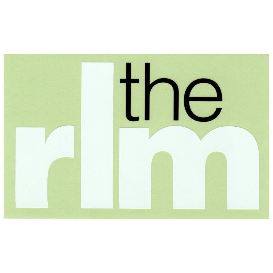 rlm/アールエルエムステッカー(LOGO STICKER)ホワイトxブラックLサイズ/サーフィン : ALPHA SURFSHOP - 通販 ...