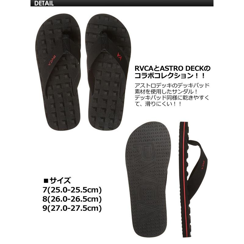 ASTRODECK アストロデッキ RVCA ルーカ ビーチサンダル ビーサン/ASTRO DECK SANDAL : SURFER ...