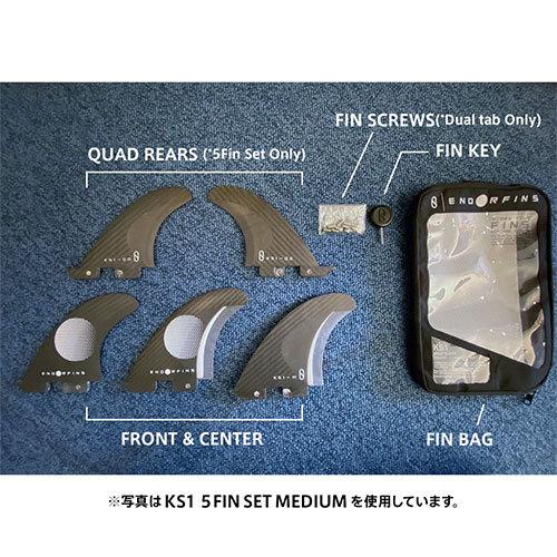 エンダーフィン FUTUREFINS フューチャーフィン トライフィン クアッドフィン/ENDORFINS KS1 5 FIN SET ...