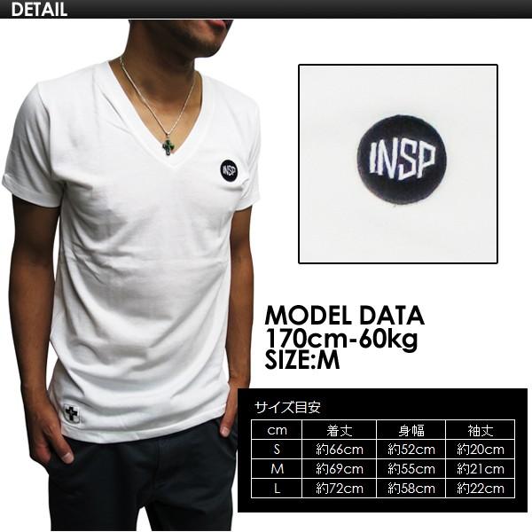 INSP インスピ Tシャツ Vネック 半袖 15ss/V 4.4oz slim tee IN15025 : sf3-3066-038 ...