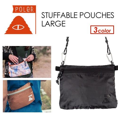 POLeR ポーラー アウトドア バック サコッシュ 鞄/STUFFABLE POUCHES LARGE スタッファブルポーチ ラージ :sf3-4168-050:SURFER Yahoo!店 ...