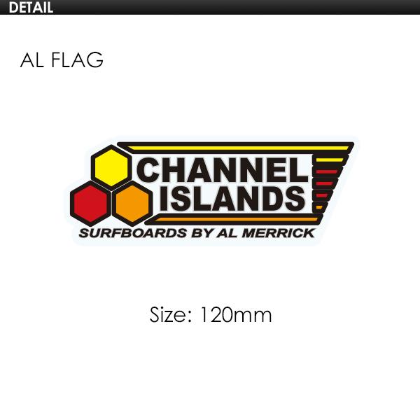 CHANNEL ISLANDS AL MERRICK アルメリック ステッカー シールタイプ/CI FLAG STICKER 120mm ...
