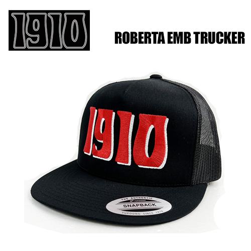 NINETEEN TEN ナインティーンテン 帽子 CAP キャップ/1910 ROBERTA EMB TRUCKER NHW-23399 : SURFER Yahoo!店 - 通販 ...