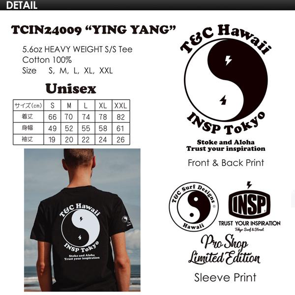 INSP インスピ TOWN & COUNTRY タウン カントリー コラボ タウカン 半袖 Tシャツ/TCIN24009 YING YANG ...