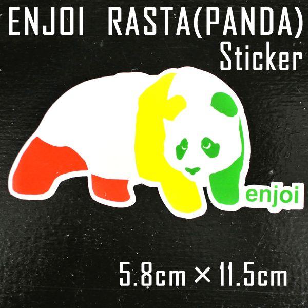 enjoi ENJOI/エンジョイ STICKER/ステッカー 【RASTA】PANDA : サーフィンワールド - 通販 - Yahoo ...