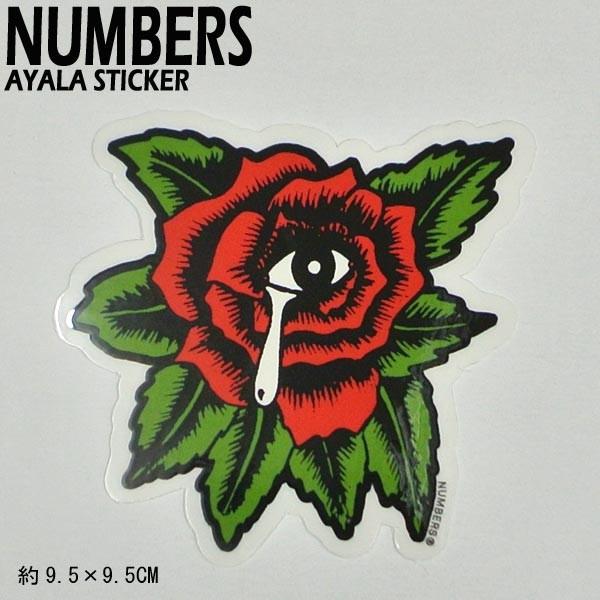 値下げしました！NUMBERS EDITION/ナンバーズエディション AYALA STICKER ステッカー シール スケボー 08 ...
