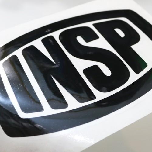 INSP inspiration インスピ ステッカー カッティングステッカー STD LOGO LARGE BLACK : サーフアップ ...