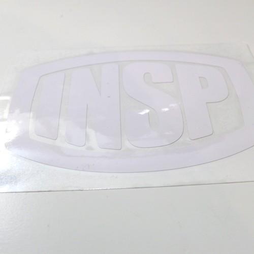 INSP inspiration インスピ ステッカー カッティングステッカー STD LOGO LARGE WHITE : サーフアップ ...
