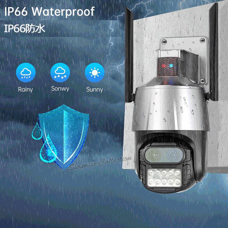 訳あり サンプル 800万画素 防犯カメラ 屋外 8倍ズーム ワイヤレス