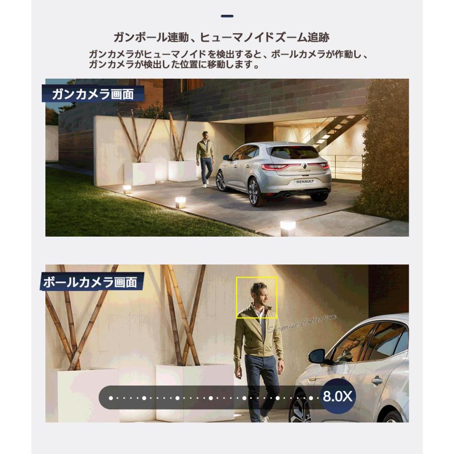 防犯カメラ 屋外 wifi 家庭用 パンチルト 270°追跡 3眼レンズ 8 防犯カメラ 屋外 wifi 家庭用 パンチルト 270°追跡 3眼レンズ 8