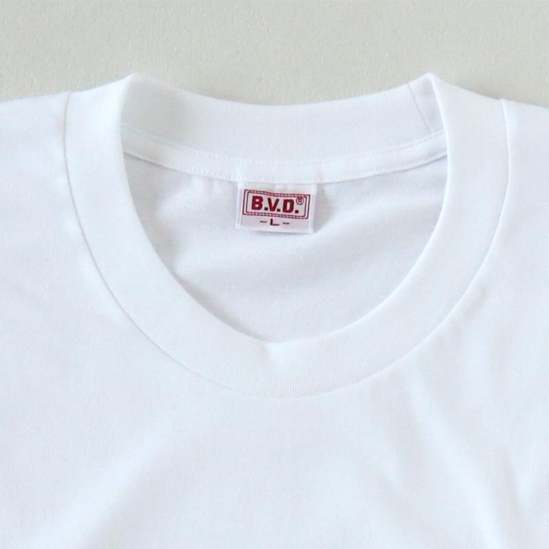 B.V.D bvd tシャツ ゴールド 綿100 クルーネック メンズ LL 丸首 BVD インナー シャツ 肌着 下着 半袖 コットン シンプル 無地 白 黒 グレー : すててこねっと ...