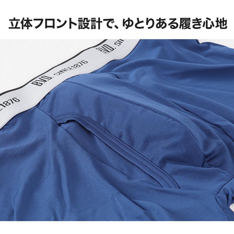 B.V.D BVD ボクサーパンツ メンズ 前開き M〜LL bvd ライトフィット ロング丈 吸水速乾 さらさら サラサラ ストレッチ 下着 肌着 インナー ボクサーブリーフ : すててこ ...