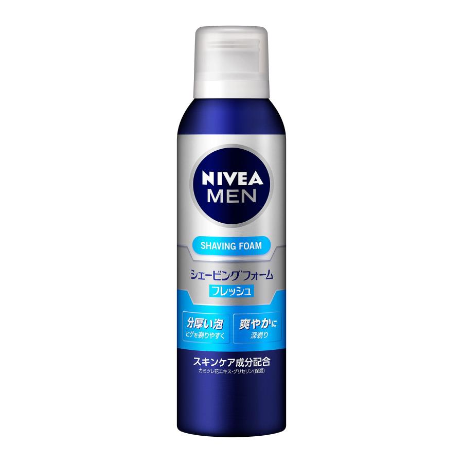 NIVEA MEN ニベアメン シェービングフォーム フレッシュ : スズベル - 通販 - Yahoo!ショッピング