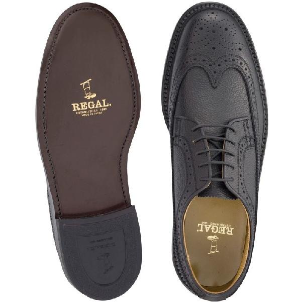 REGAL 【正規品】 リーガル 2585N BLK ブラック ウイングチップ 型押し加工 紳士靴 : SUZUCHU FOOTWEAR - 通販 - Yahoo!ショッピング