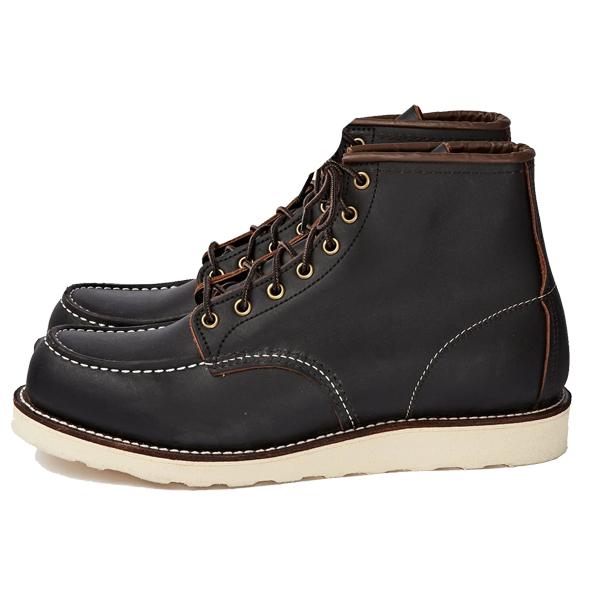 RED WING SHOES レッドウィング 8849 ブラック「プレーリー」 ウィズD 6インチ クラシックモック CLASSIC MOC ...