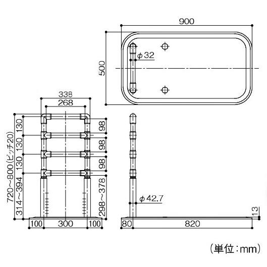 マツ六 据置式手すり BZ-N02 たよレール 布団ベッド用 介護 国産品 直送F : 金物太郎ヤフー店 - 通販 - Yahoo!ショッピング