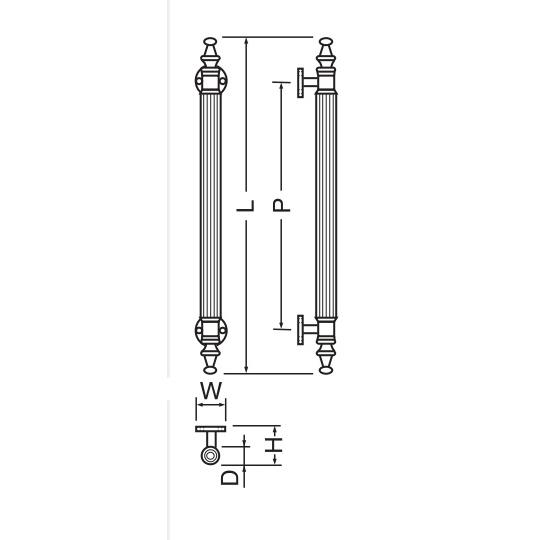 シロクマ SHIROKUMA No.37 オリエント取手 木ネジ止メ GB/仙徳/純金 サイズ大 ドアハンドル 2個 真鍮 直送 : 金物太郎ヤフー店 - 通販 - Yahoo!ショッピング