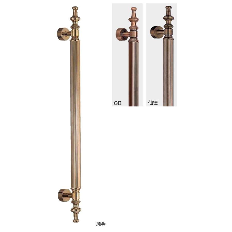 シロクマ SHIROKUMA No.41 オリエント取手 両面用 純金/GB/仙徳 サイズ大 ドアハンドル 1組 真鍮 直送 : 金物太郎ヤフー店 - 通販 - Yahoo!ショッピング