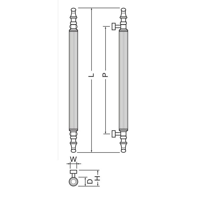 シロクマ SHIROKUMA No.41 オリエント取手 両面用 純金/GB/仙徳 サイズ大 ドアハンドル 1組 真鍮 直送 : 金物太郎ヤフー店 - 通販 - Yahoo!ショッピング