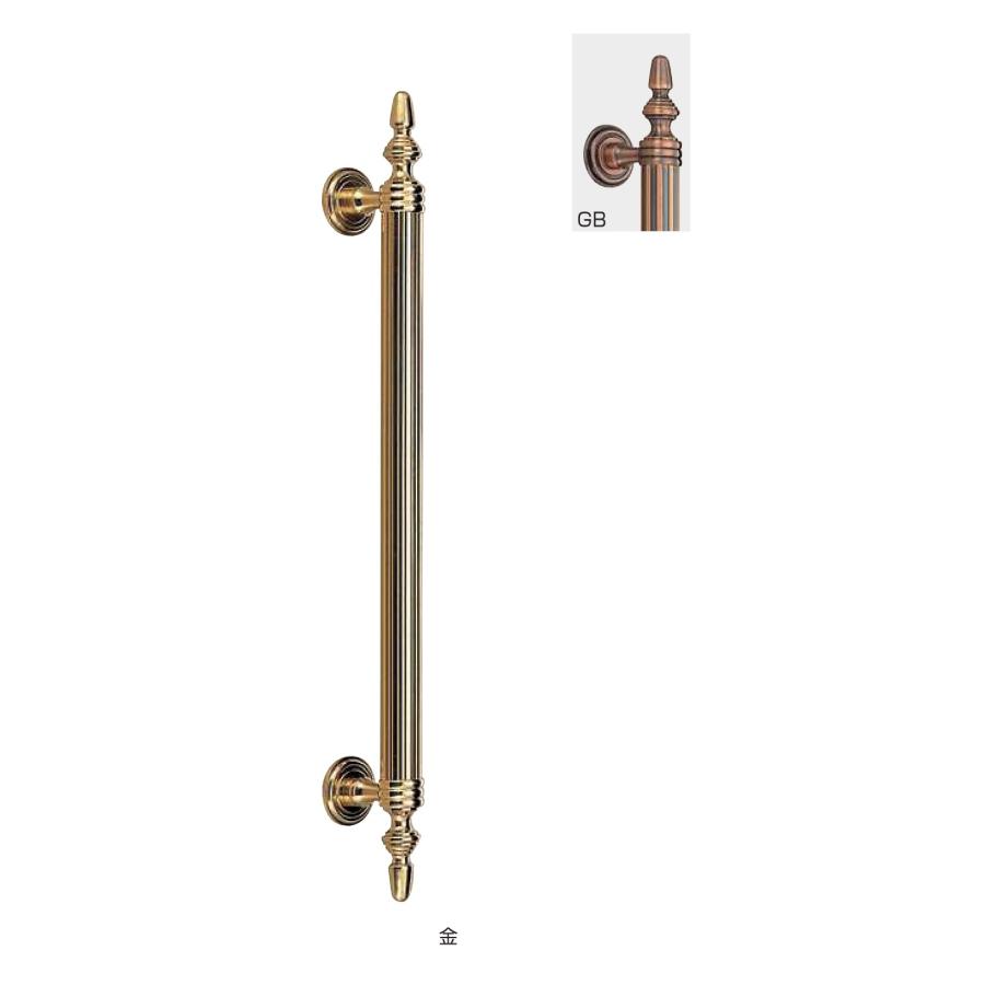 シロクマ SHIROKUMA No.96 バレンシア取手 両面用 金/GB サイズ小 ドアハンドル 1組 真鍮 直送 : 金物太郎ヤフー店 - 通販 - Yahoo!ショッピング