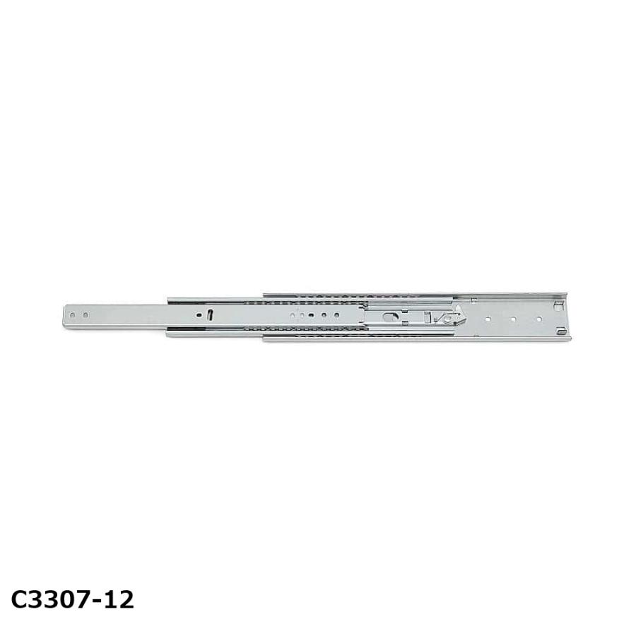 スガツネ工業 SUGATSUNE スライドレール C3307 1本 Accuride アキュライド 消音機能 全開状態でレール固定 : 金物太郎ヤフー店 - 通販 - Yahoo!ショッピング