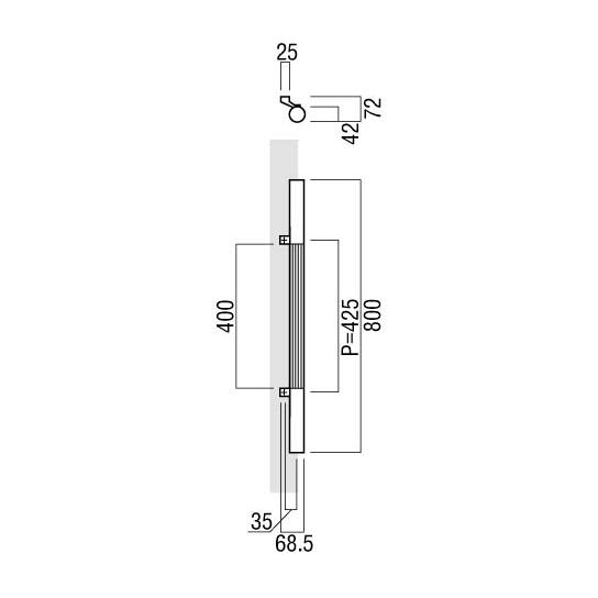 ユニオン(DIY) ユニオン UNION T6070-01-001 L800 ステンレス ミラー ドアハンドル 1セット（内外） タッチシステム対応 直送S,MT : 金物太郎ヤフー店 ...