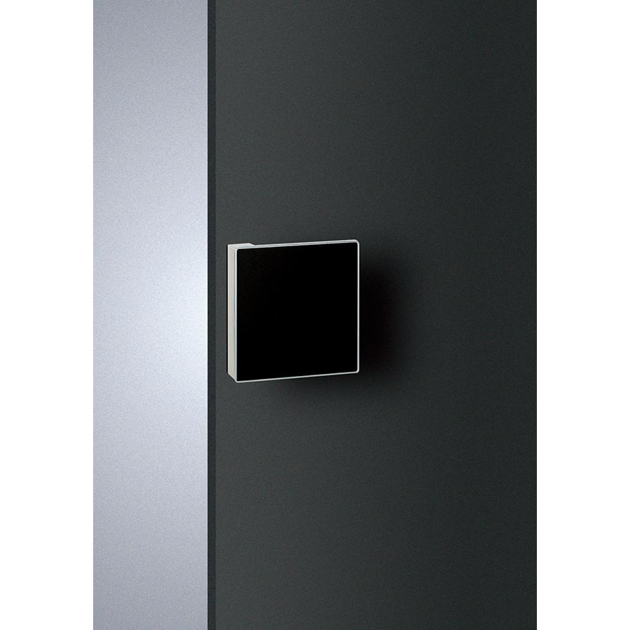 ユニオン(DIY) ユニオン UNION T7800-62-108 200 P130 化粧合板 ブラック+ユニキャスト ブラストシルバー プレート 1セット（内外） 直送S,MT : 金物太郎 ...