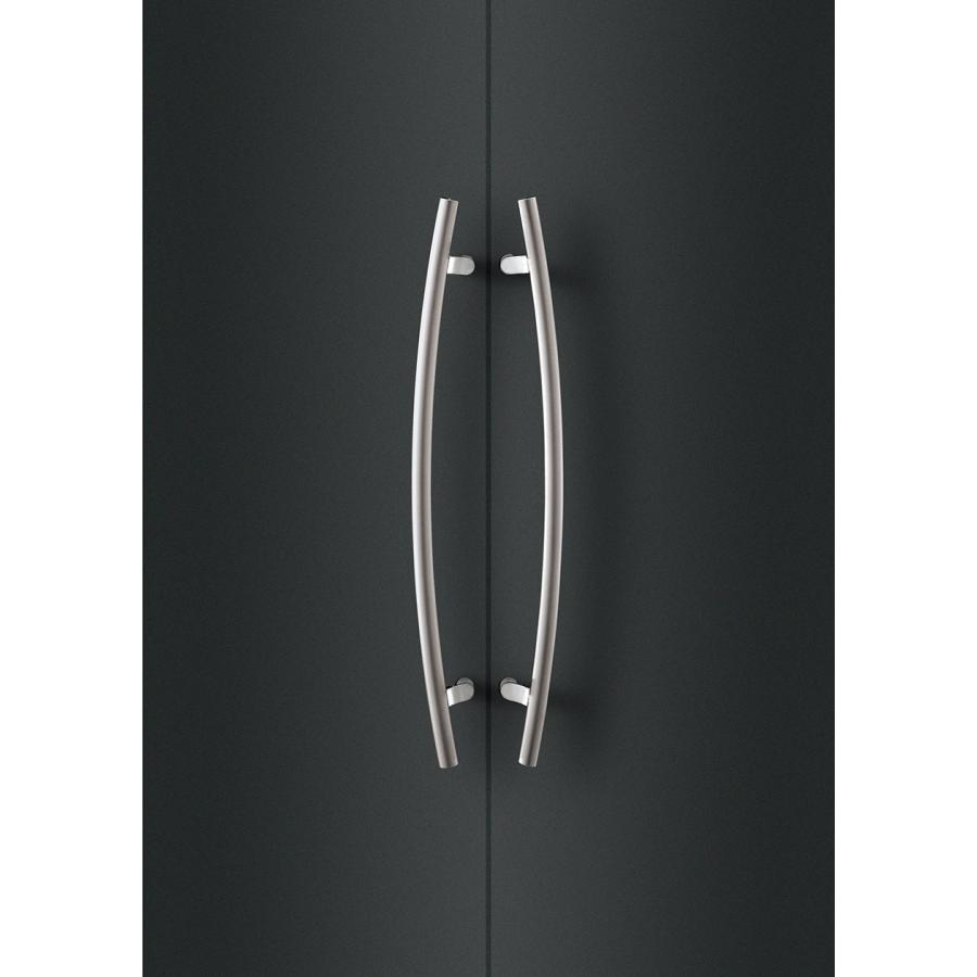 ユニオン(DIY) ユニオン UNION T9930-01-024 L800 ステンレス ヘアライン＋ミラー ドアハンドル 1セット（内外） タッチシステム対応 直送S,MT : 金物太郎 ...