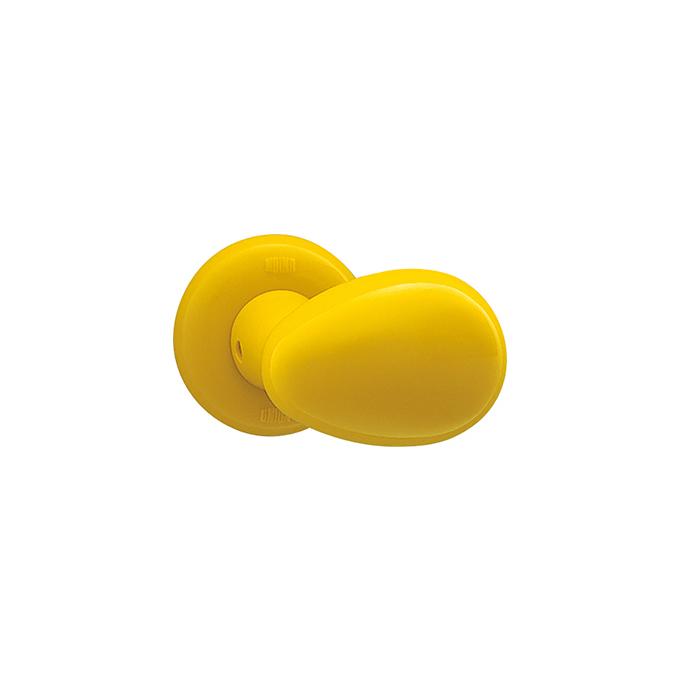 ユニオン(DIY) ユニオン UNION UL403-005 アクリル イエロー レバーハンドル＋錠前1種＋専用プレート 内外用各1個 抗菌性 防静電 屋内用 直送S,MT : 金物太郎ヤフー ...