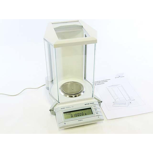 メトラー/分析精密電子天秤AG285/秤量81g/210g/最小表示0.01mg/0.1mg/内部校正/校正用分銅内蔵/実験研究ラボグッズ ...