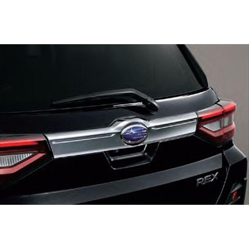 レックス バックドアガーニッシュ（メッキ） スバル純正部品 5BA-A201F パーツ オプション : スズキモータース dop-net - 通販 - Yahoo!ショッピング