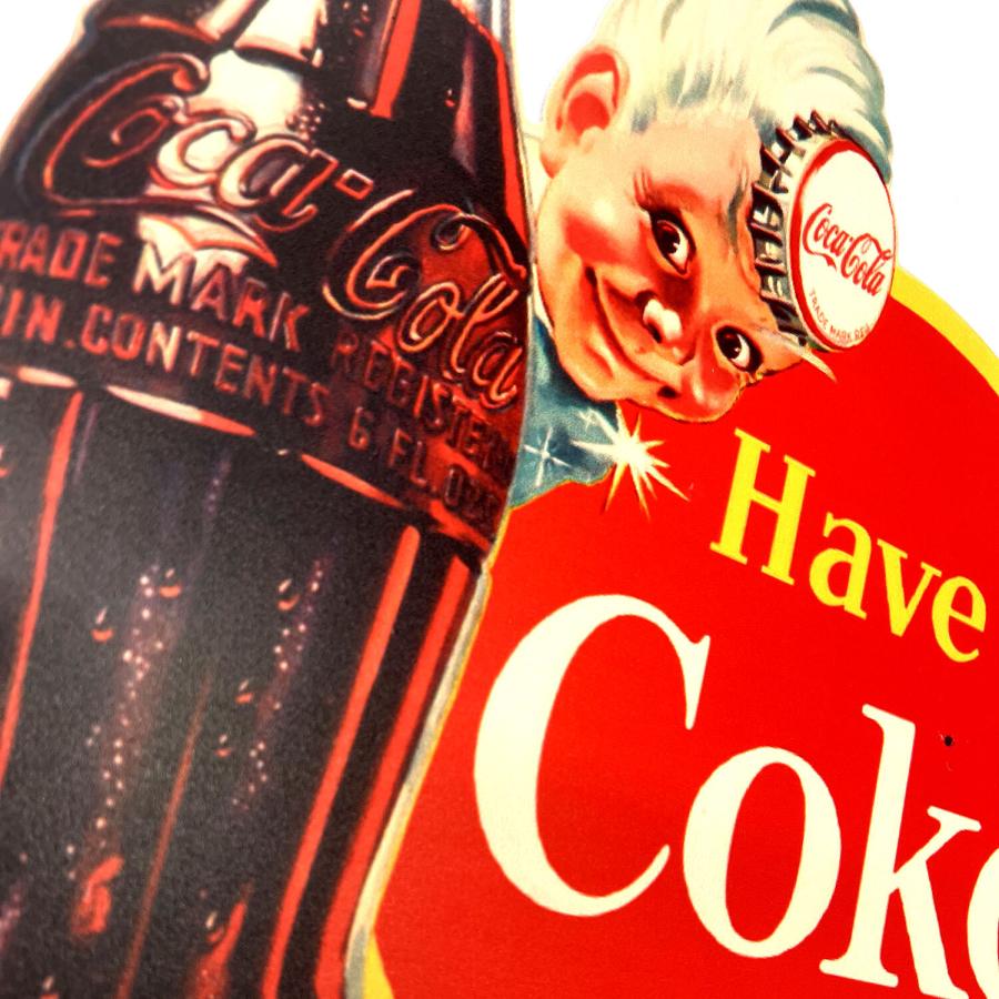 Coca Cola サインボード 看板 ブリキ看板 メタルサイン ソーダボーイ レトロ雑貨 W40×H39cm : Toys雑貨SUZUYA - 通販 - Yahoo!ショッピング