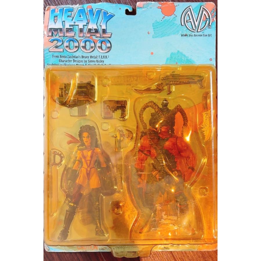 Heavy Metal F.A.K.K.2 2000 アクションフィギュア2体セット FAKK2 / LORD TYLER アメコミ No.2 ...