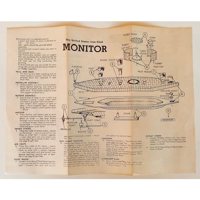 The Monitor and the Merrimac LIFE-LIKE Hobby Kits No. B257 プラモデル : Toys ...