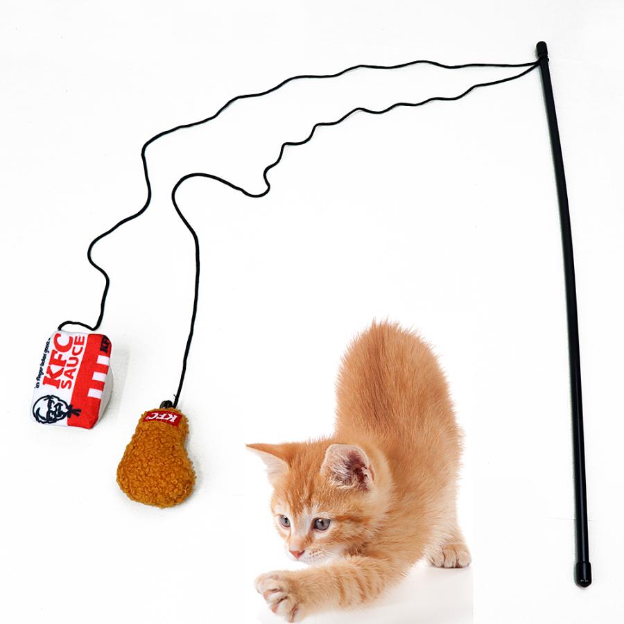 ペット（猫）用おもちゃ 猫じゃらし（ケンタッキー・フライド・チキン）RA-KFC-CAT-33219 : Bud Shop - 通販 ...