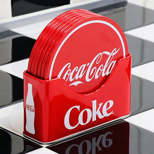 Coca Cola COKE ティン ラウンド ディスク コースター 6枚 セット COCA-COLA CC-FS-COS-87500 : Bud Shop - 通販 - Yahoo!ショッピング