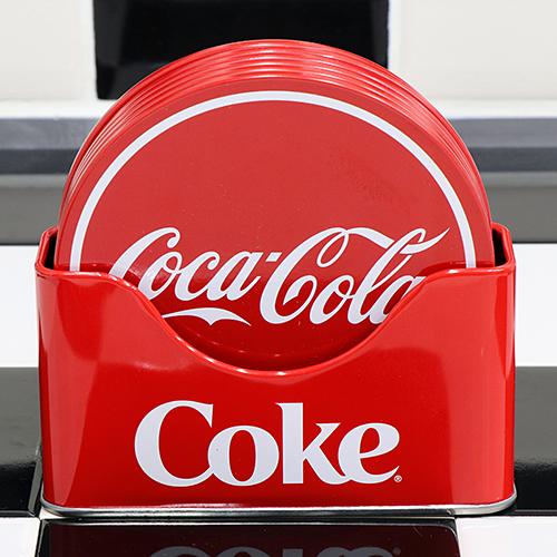 Coca Cola COKE ティン ラウンド ディスク コースター 6枚 セット COCA-COLA CC-FS-COS-87500 : Bud Shop - 通販 - Yahoo!ショッピング