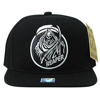フラット バイザー キャップ REAPER AC-CP-SM801-01 ブラック／ブラック : ac-cp-sm801-01 : Bud ...