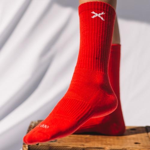 ODD SOX ラージ フィート ソックス BASIC RED CREW OSBCRWRED : Bud Shop - 通販 - Yahoo ...