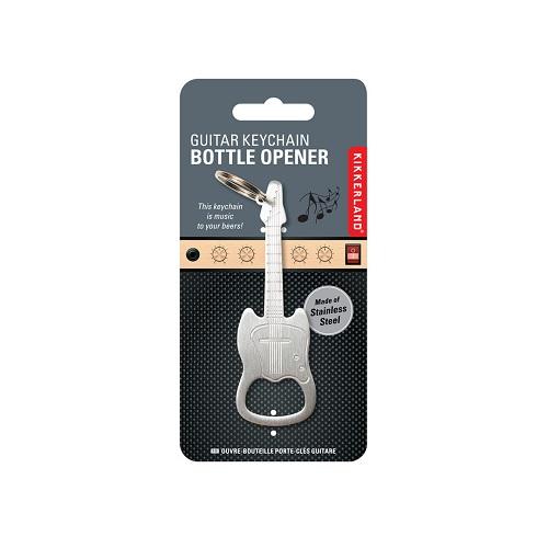 キッカーランド ギターキーチェーンボトルオープナー KIKKERLAND Guitar Keychain Bottle Opener 雑貨 ...