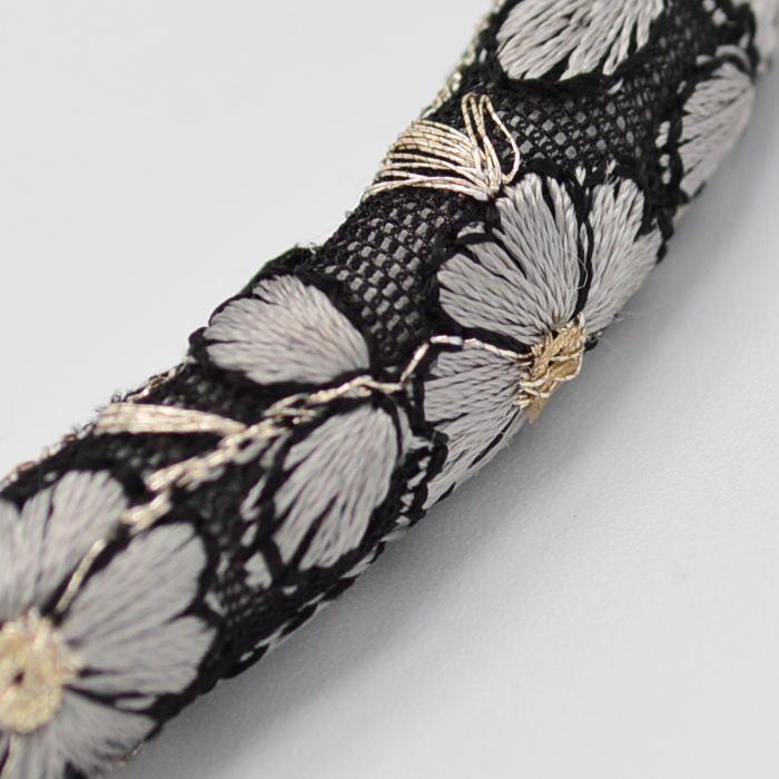 Zoule カチューシャ zoule ゾーラ embroidery band5 ヘアアクセサリー HC25161 2509 gargle ...