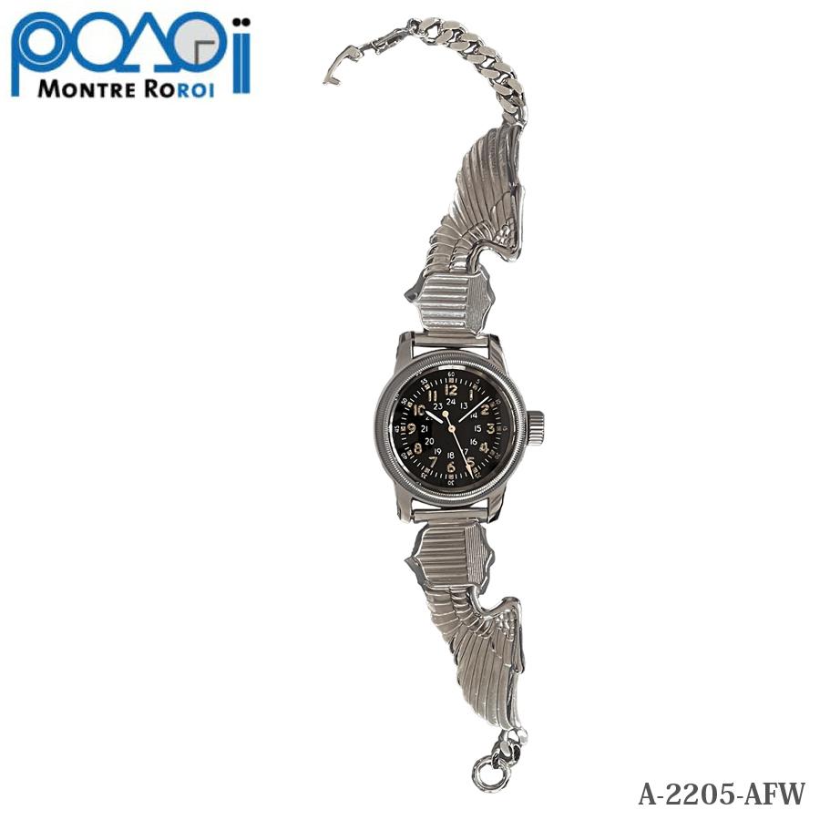 MONTRE ROROI M.R.C. WATCH CO. WW2 REPLICA TYPE A-17 PILOT WING パイロット ...