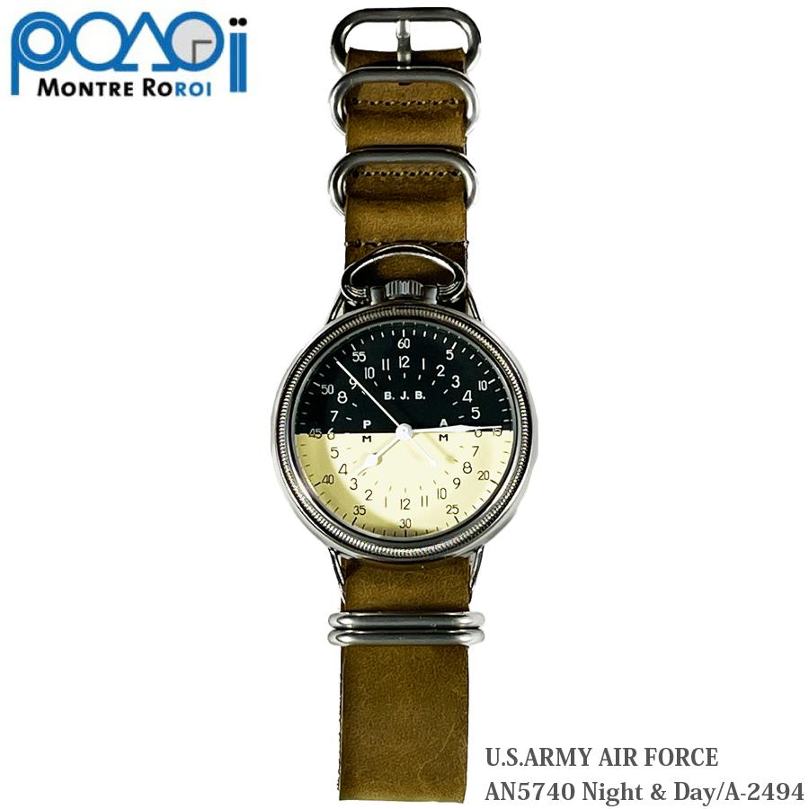 MONTRE ROROI M.R.C. WATCH CO. WW2 REPLICA USAAF AN5740 Night & Day 懐中時計 ...