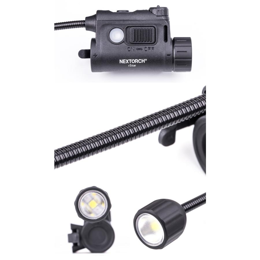 NEXTORCH（ネクストーチ） rStar Multi-light Source Tactical Helmet Light ヘルメット ...