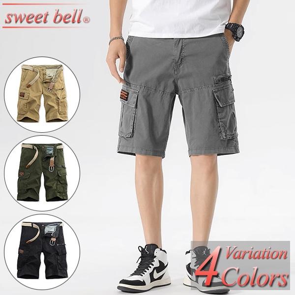 sweet bell ハーフパンツ メンズ ハーパン クロップドパンツ ショートパンツ ブランド ゴルフ 春 夏 大きいサイズも充実【Men ...