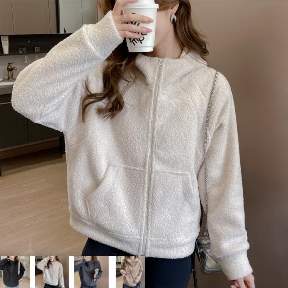 ブルゾン 冬 レディース ショート丈 コート ボア フード付き ファーコート ボアコート アウター トップス ラムウール 厚手 カジュアル モコモコ : SWEET DOOR - 通販 ...