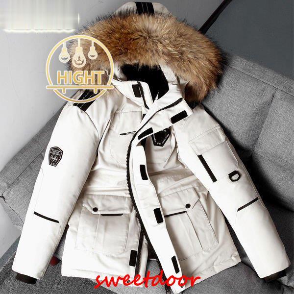 ダウン メンズ フェザー アウター ジャンパー ショートコート オシャレ