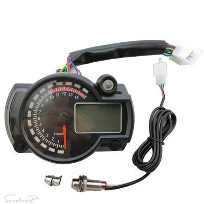 KOSO RX2N スピード計バイクメートル LCD デジタルダッシュボードランニング距離計 7 色バックライト MOTO 器械 : st24000672 : sweetemp - 通販 ...