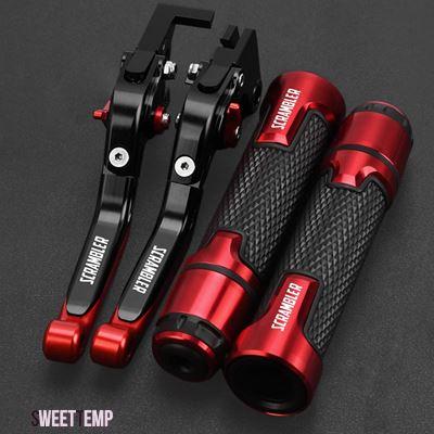 ドゥカティ SCRAMBLER 400 SIXTY2 2015年-2019年 2016年 バイク用ブレーキクラッチレバー ハンドルバーグリップ スクランブラー デザートスレッド ...