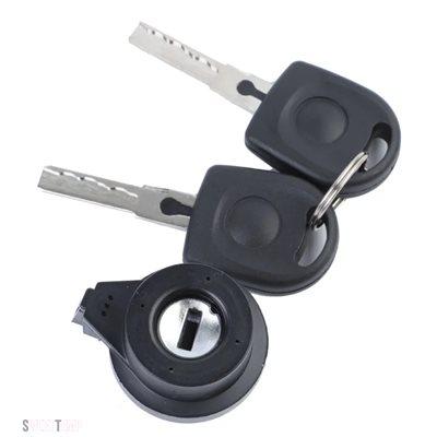 フォルクスワーゲン 8E0905855A イグニッションスイッチロックバレルシリンダー＆キー 6L0905855D ゴルフ5、ジェッタ3、T5 ...